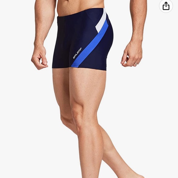 Baleaf | Swim | S Baleaf Mens Square Leg Athletic Swim Jammers Durable ...